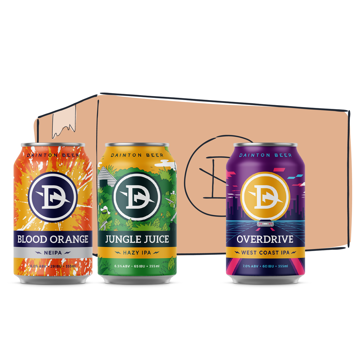 Mixed Packs – Dainton Beer